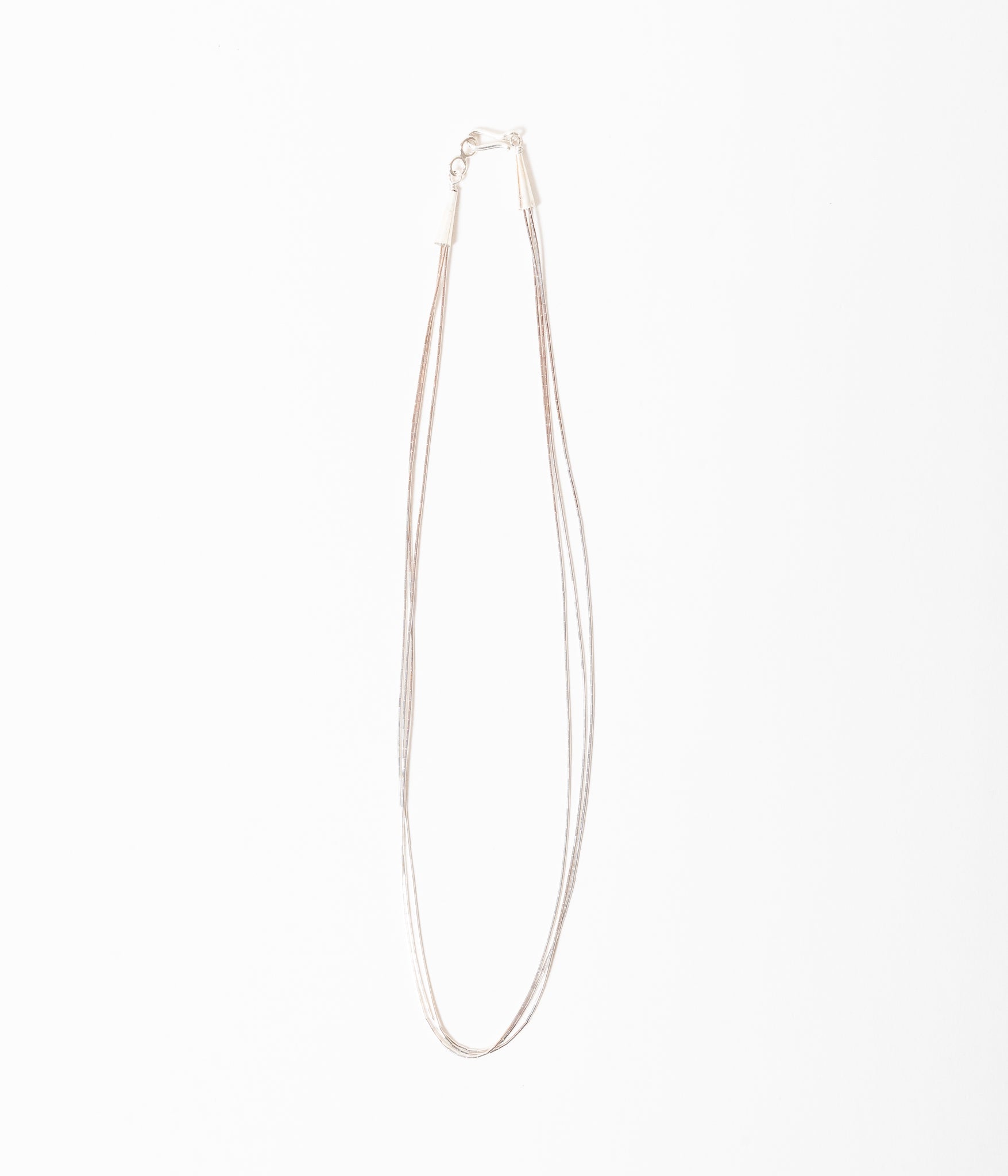 Native SilverStreams "Liquid Silver Necklace 3st - 45cm" – NƏW LIGHT